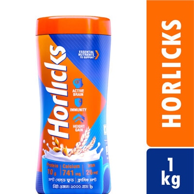 Standard Horlicks Health and Nutrition Drink Jar 1kg – Ushopbd